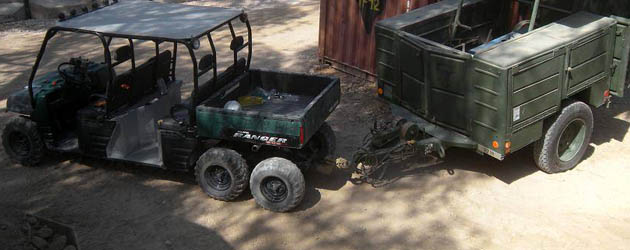 U.S. Army Specialist Creates One of a Kind Polaris Ranger 6×6 Crew ...