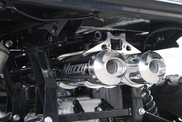 Kawasaki Teryx Dual Exhaust With Whisper Cores From Muzzys - UTVWeekly ...