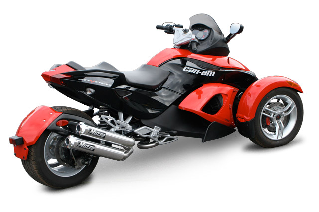 Can Am Spyder Exhaust Now Available from Muzzys Performance Products ...