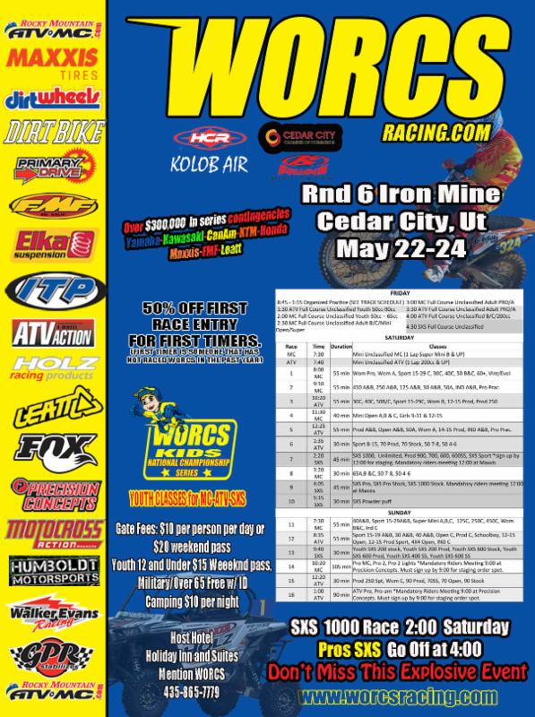 WORCS Rnd 6 @ Iron Mine Raceway offers new track for 2015 - UTVWeekly ...