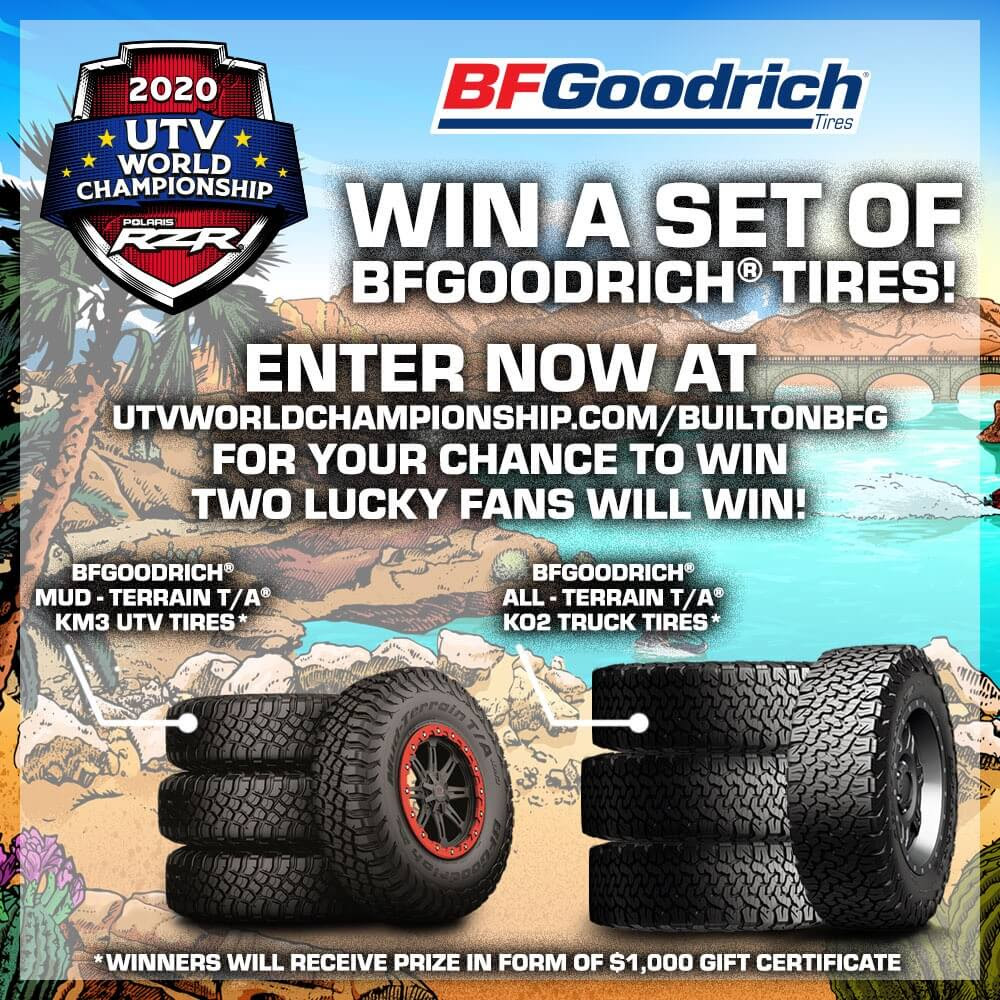 Win a Set of BFGoodrich® Tires - UTVWeekly.com | Conquer the Trails ...